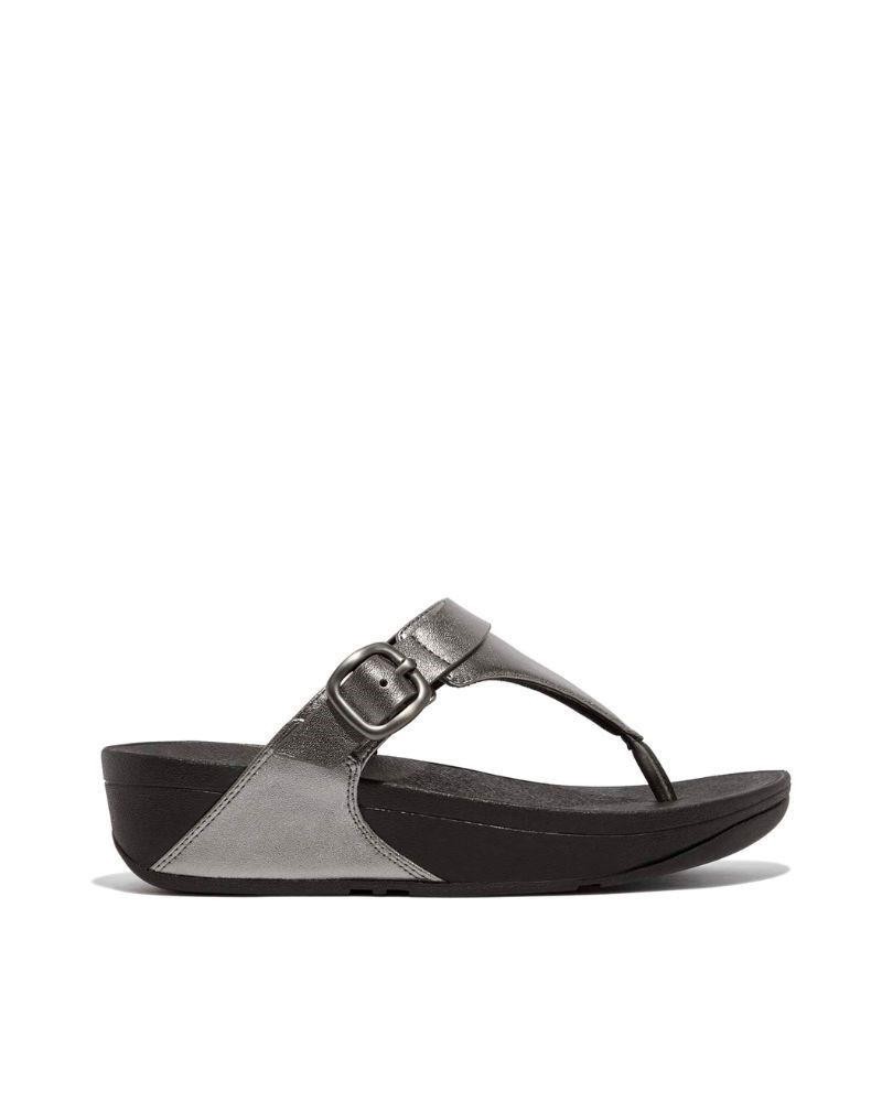 FITFLOP Sandalias Abiertas Chancletas Mujer Negro ES8 A68 LULU