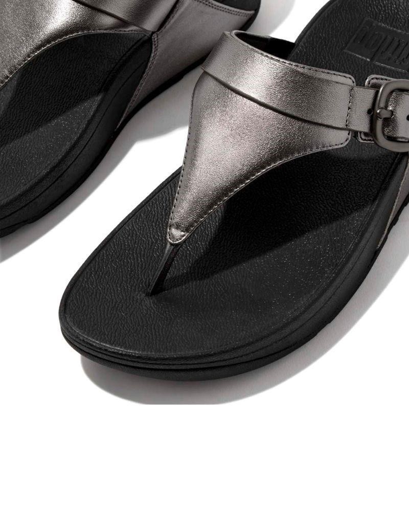FITFLOP Sandalias Abiertas Chancletas Mujer Negro ES8 A68 LULU