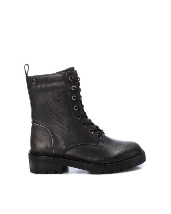 Botas militares grises para mujer