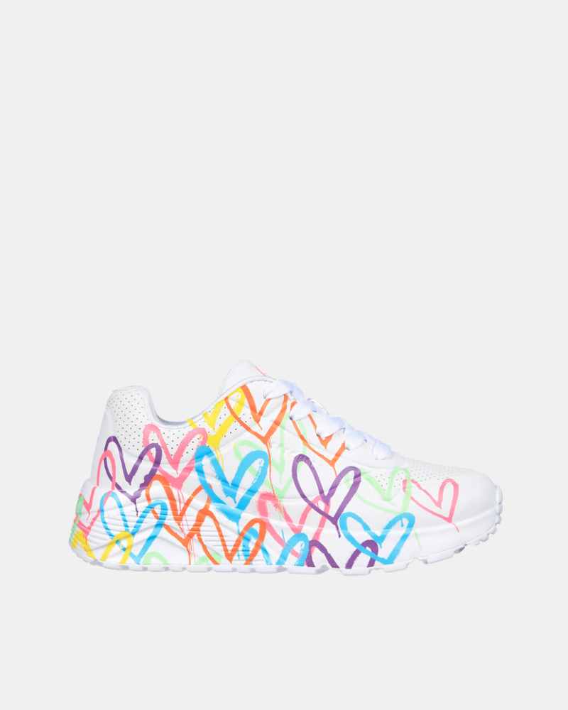 Zapatillas Infantil SKECHERS Blanco 314064L JGOLDCROWN UNO LIT SPREAD ...