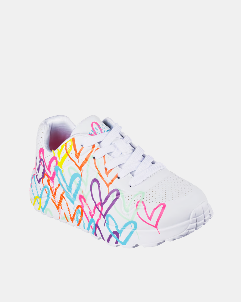 Zapatillas Infantil SKECHERS Blanco 314064L JGOLDCROWN UNO LIT SPREAD ...