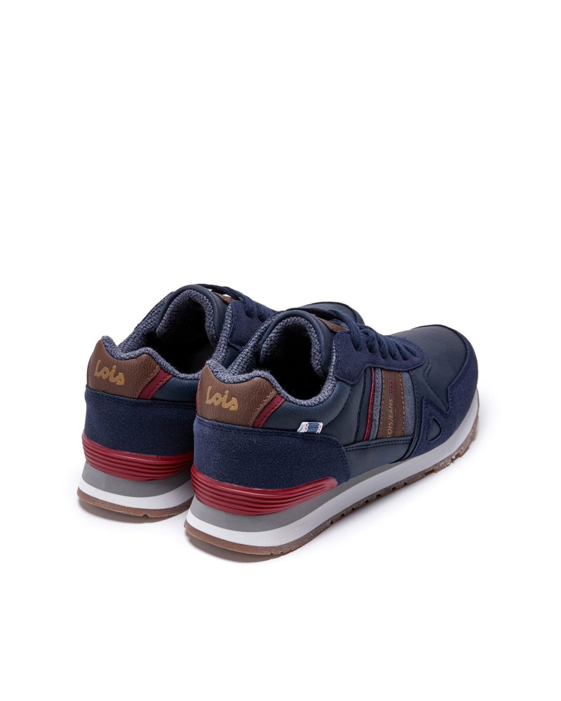 LOIS 64146 Zapatillas Bajas Hombre Azul